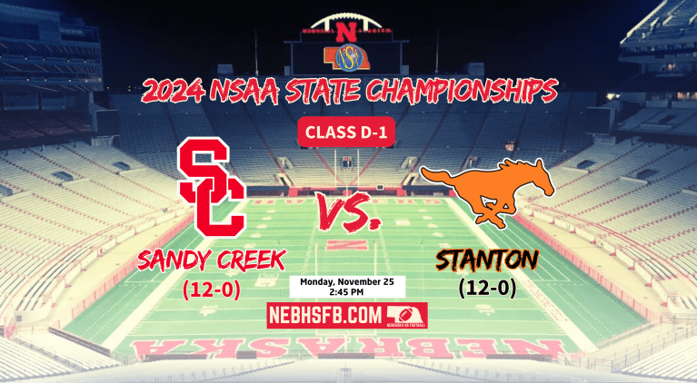 NSAA Class D-1 State Championship Game Preview: Sandy Creek (12-0) vs ...
