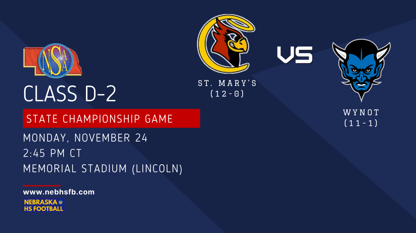2025 NSAA Class D-2 State Championship Game Preview: St. Mary’s (12-0 ...